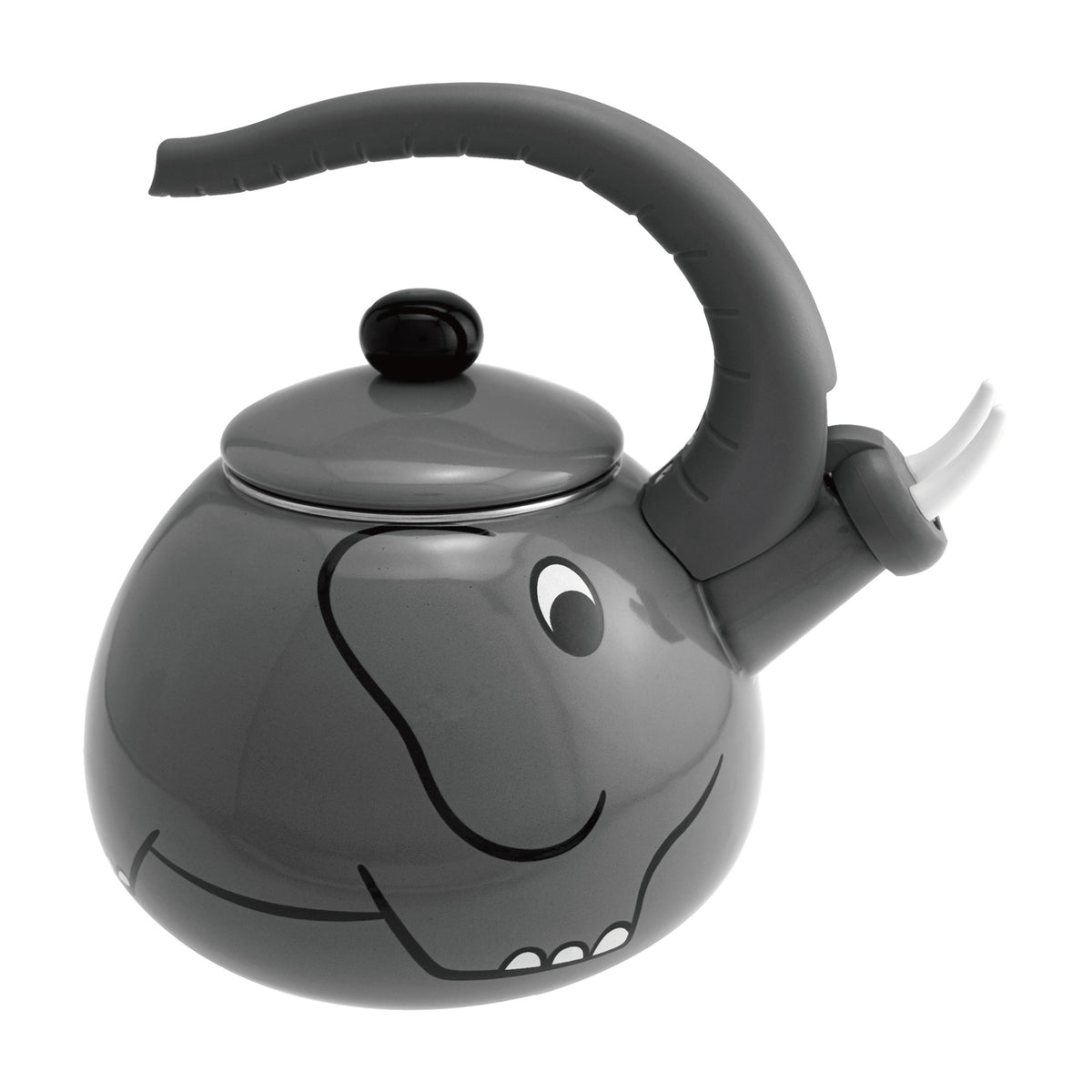Gourmet Art Elephant Enamel-on-Steel Whistling Kettle – KitchenRus
