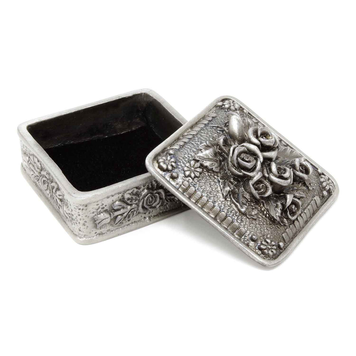Vintage Rose Square Trinket Box – KitchenRus